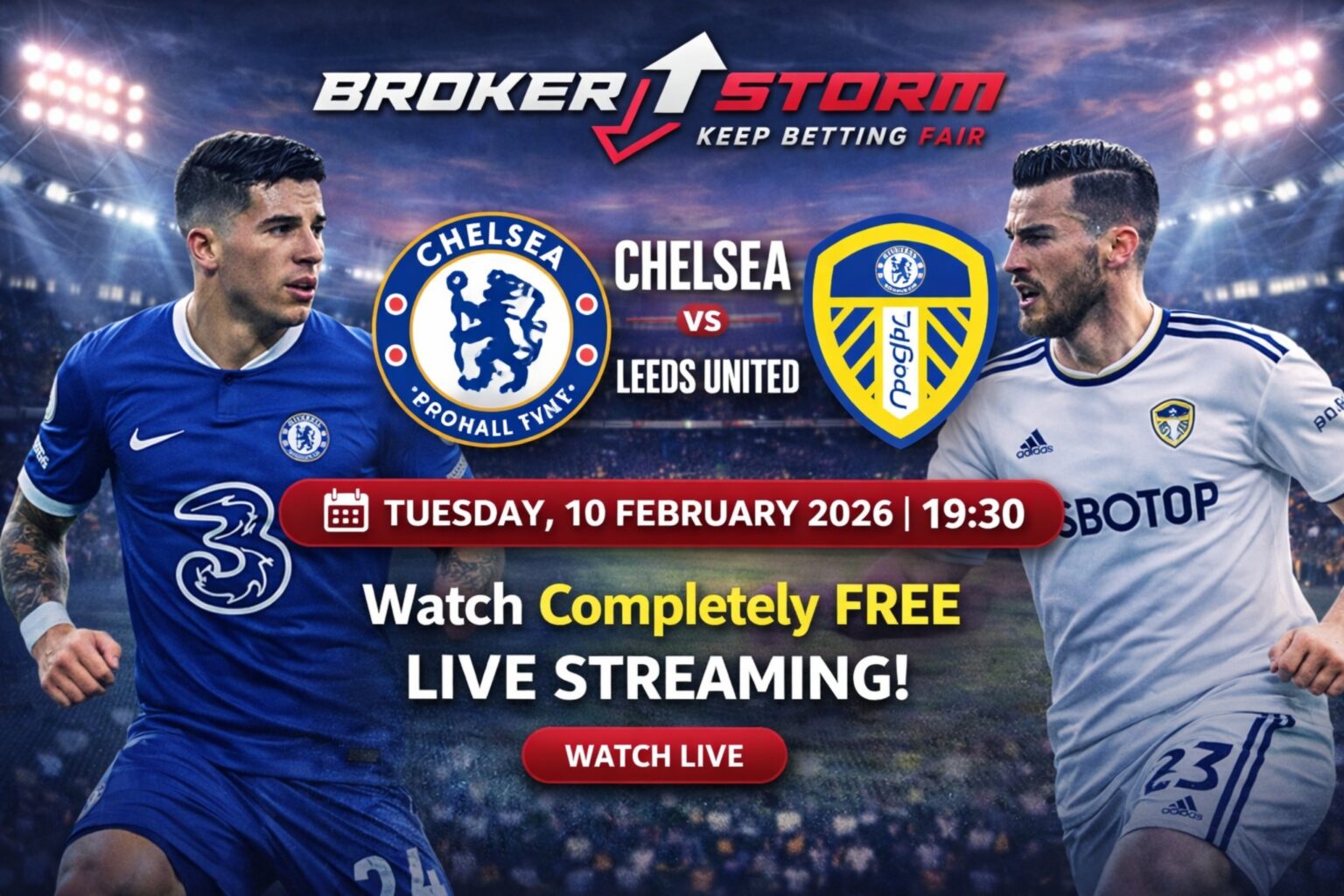 Chelsea vs Leeds United Live Stream | Premium Picks Inside ...